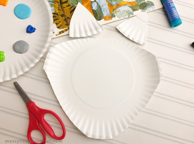 Colourful & Cute Paper Plate Cat Craft - Messy Little Monster