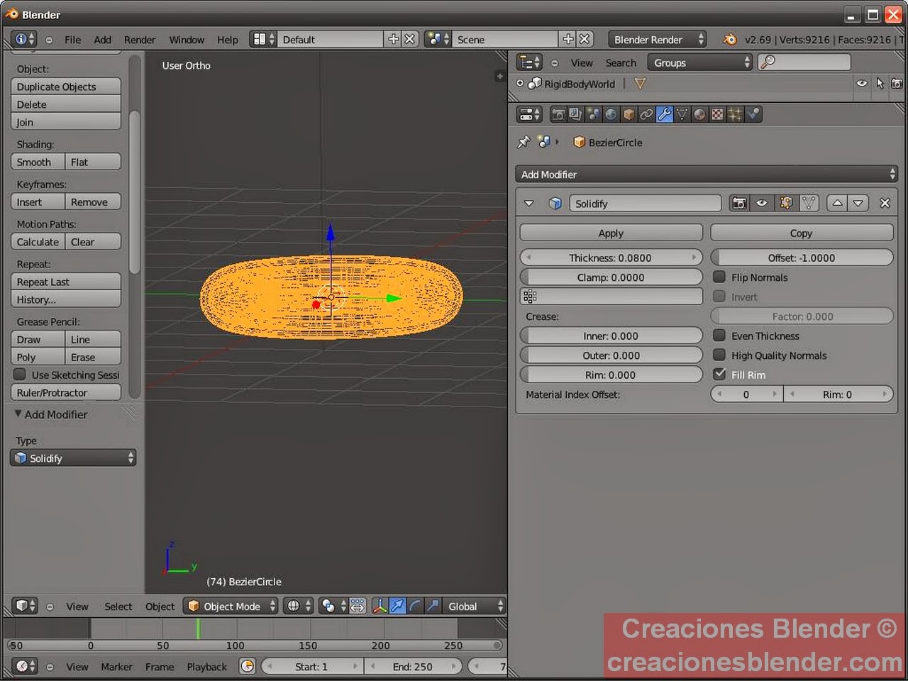 Creaciones Blender: Uso del Addon Cell Fracture en Blender 2.69 para ...