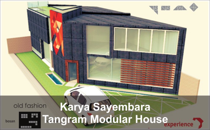 Desain Rumah Modular dengan Konsep Tangram di Malang Jawa Timur - Arsimedia