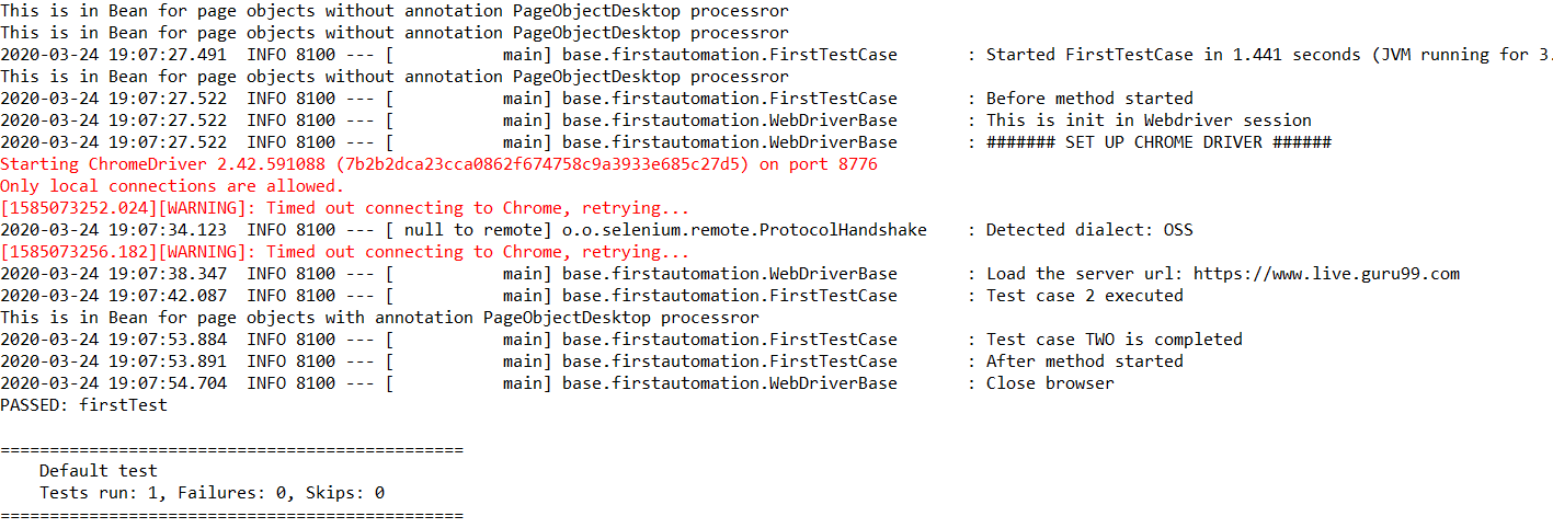 Test Automation with Spring Boot and Selenium