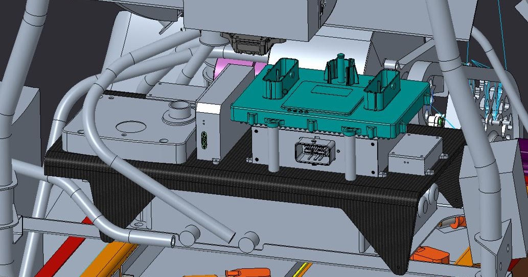 Designing a Formula SAE Carbon Fiber Electronics Mount