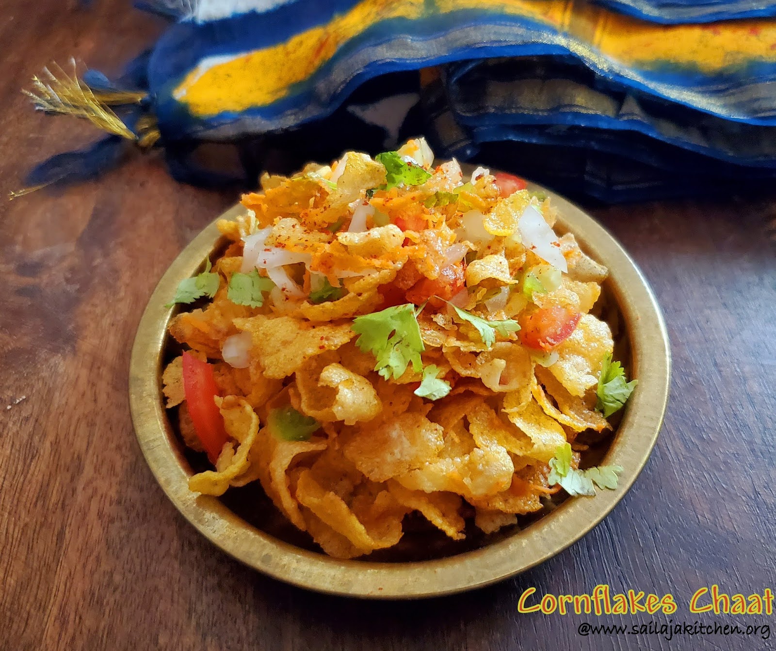Sailaja Kitchen...A site for all food lovers!: Cornflakes Chaat ...