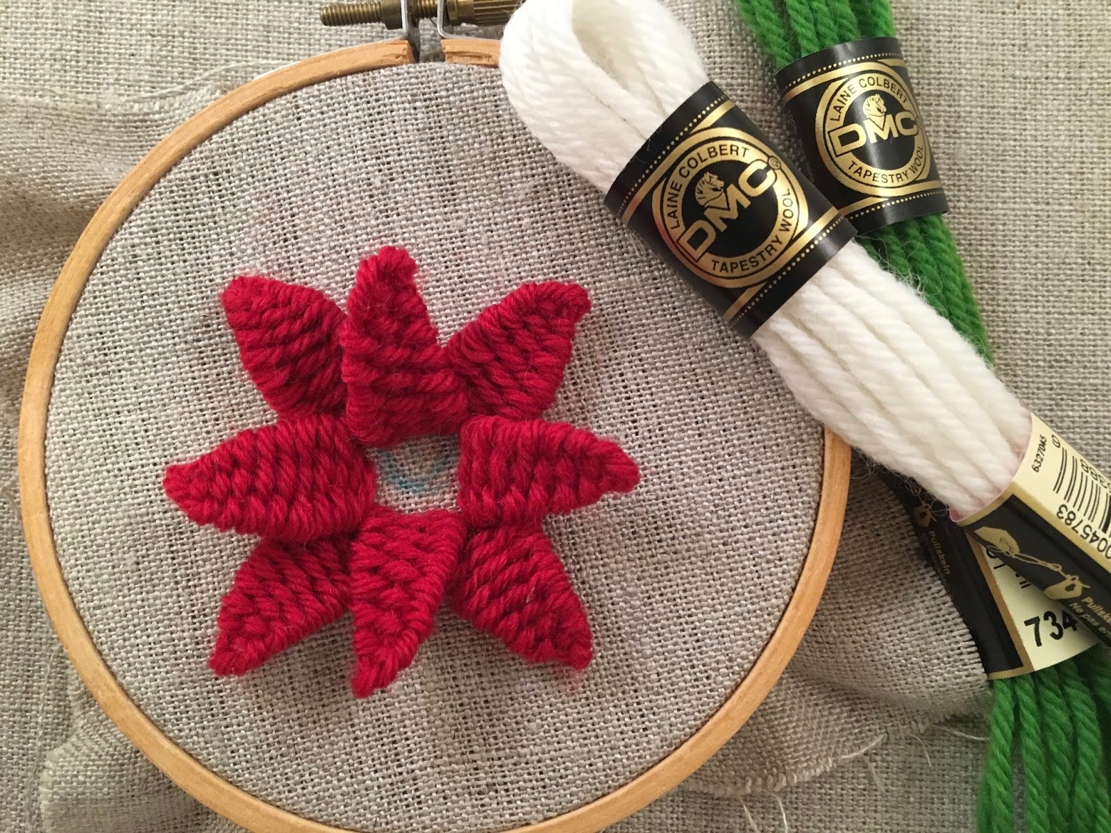 feeling stitchy: MooshieStitch Monday: Woven Picot Stitch with Wool