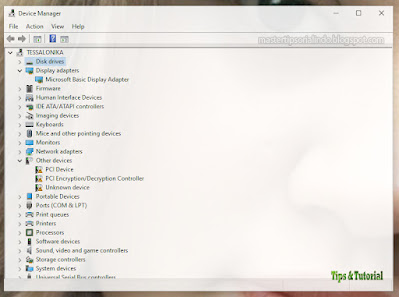 Mengatasi Driver PCI Device Hilang dari Windows 10/11 - Mastertipsorialindo