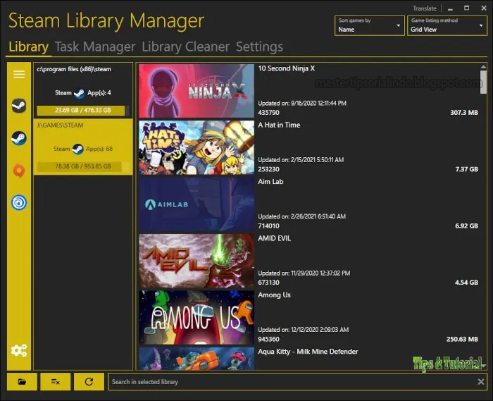 Cara Memindahkan Game Steam ke Drive Lain Menggunakan Steam Library ...