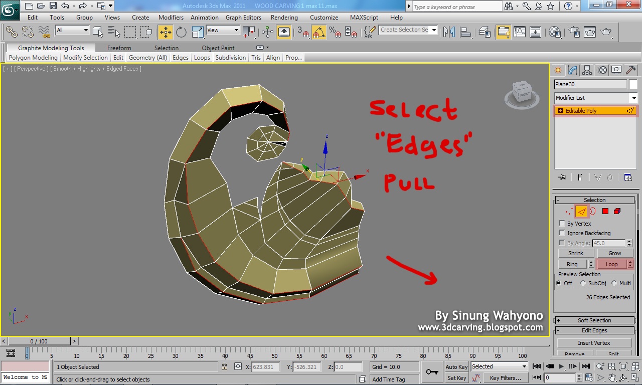 3d Carving: 3d Carving Basic Technique 03