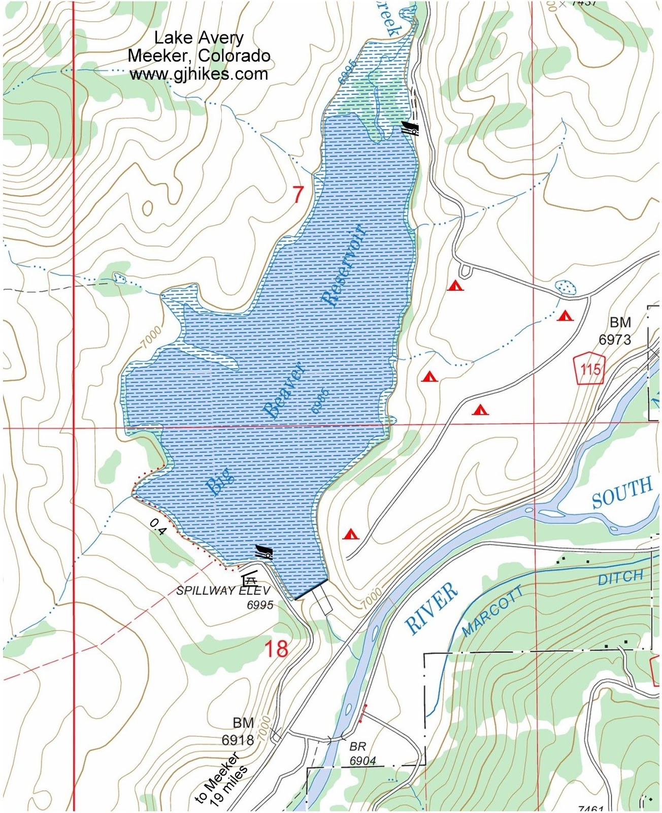 gjhikes.com: Lake Avery