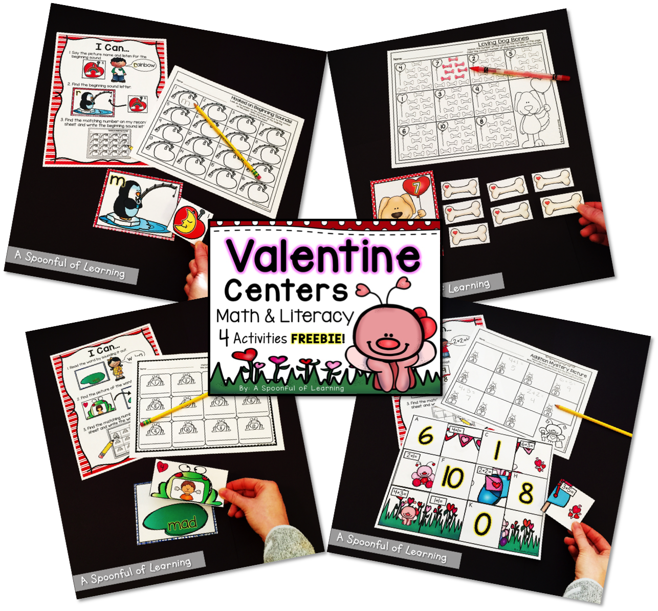 February Centers and FREEBIE!!