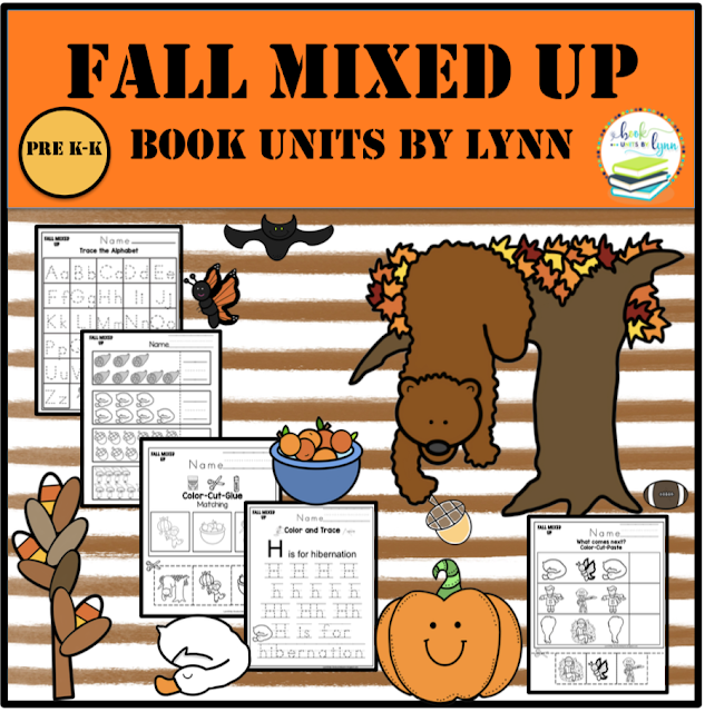 FALL MIXED UP BOOK UNIT ~ Book Units by Lynn