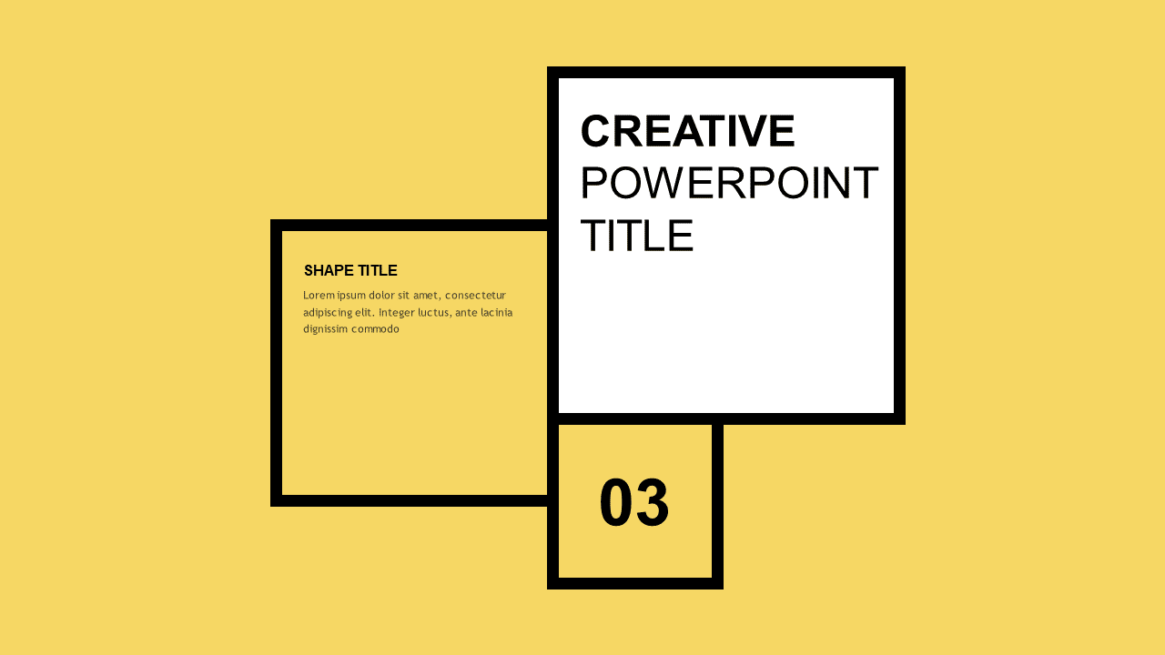 Square Layout PowerPoint Templates - PowerPoint Free