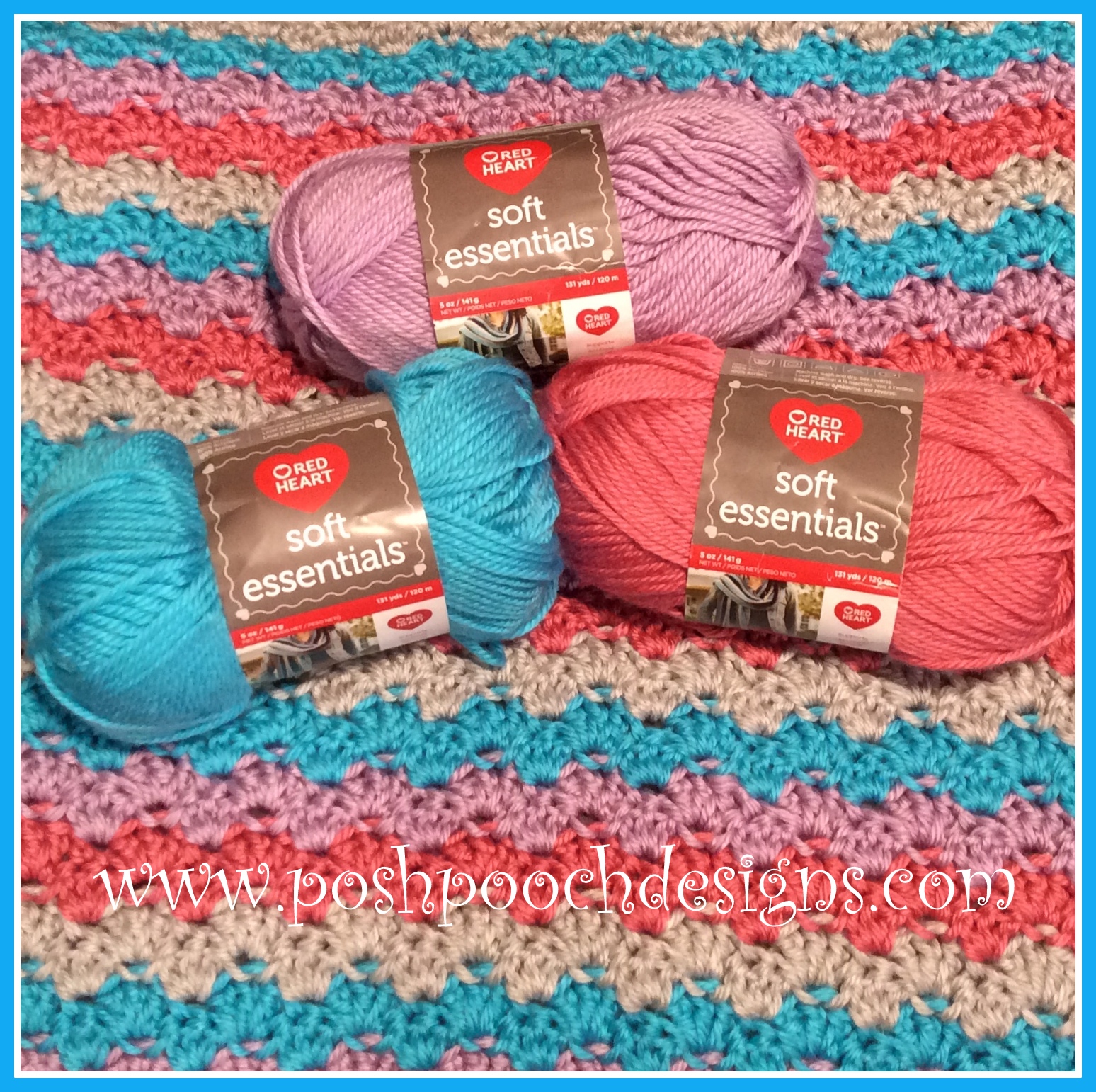 Posh Pooch Designs : Chunky Shells Blanket Free Crochet Pattern | Posh ...