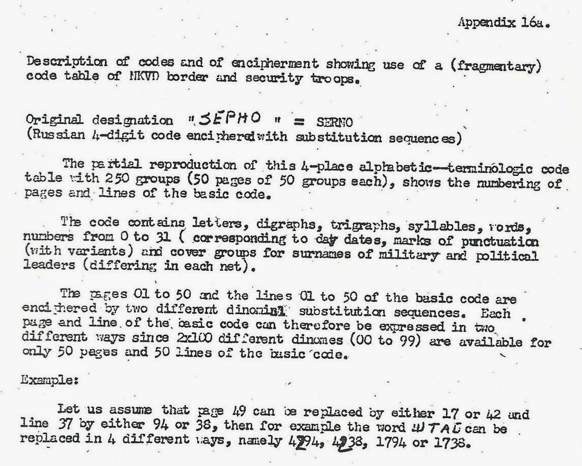 Christos military and intelligence corner: Compromise of Soviet codes ...