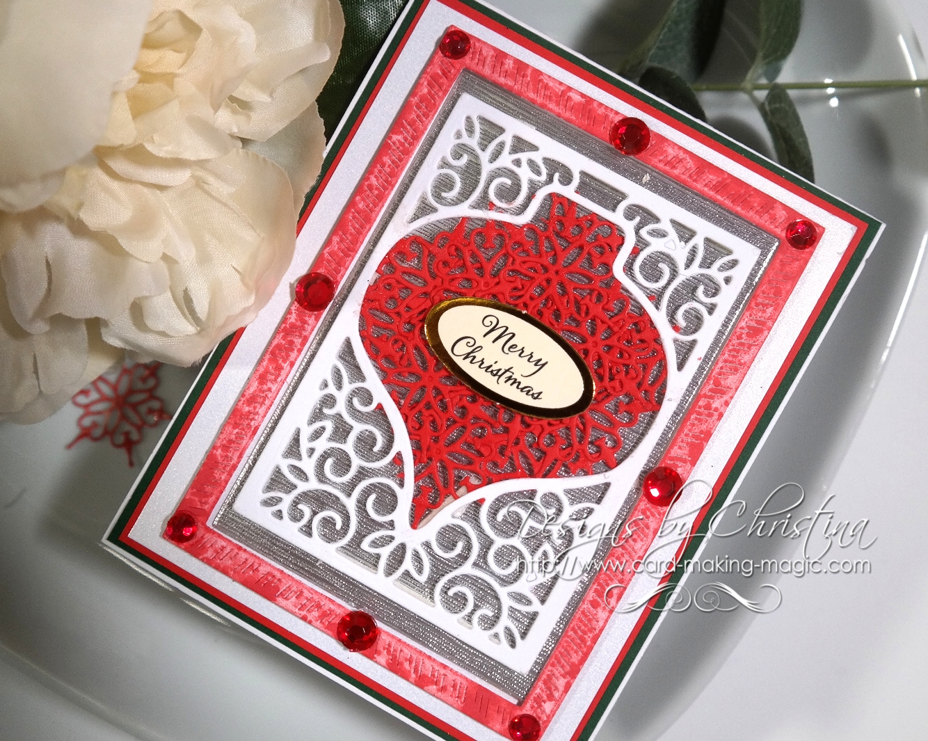 Flowers, Ribbons and Pearls: Die Cutting Essentials 57- Memory Box Die Set