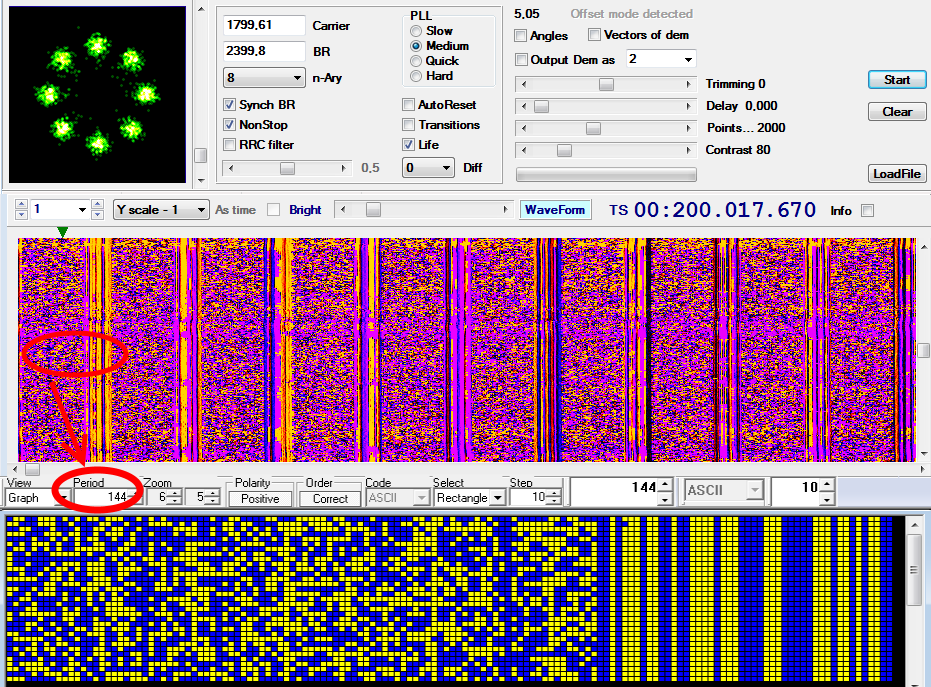 110A 2400bps modem carrying 1536-bit protocol | diario SWL I-56578 Antonio