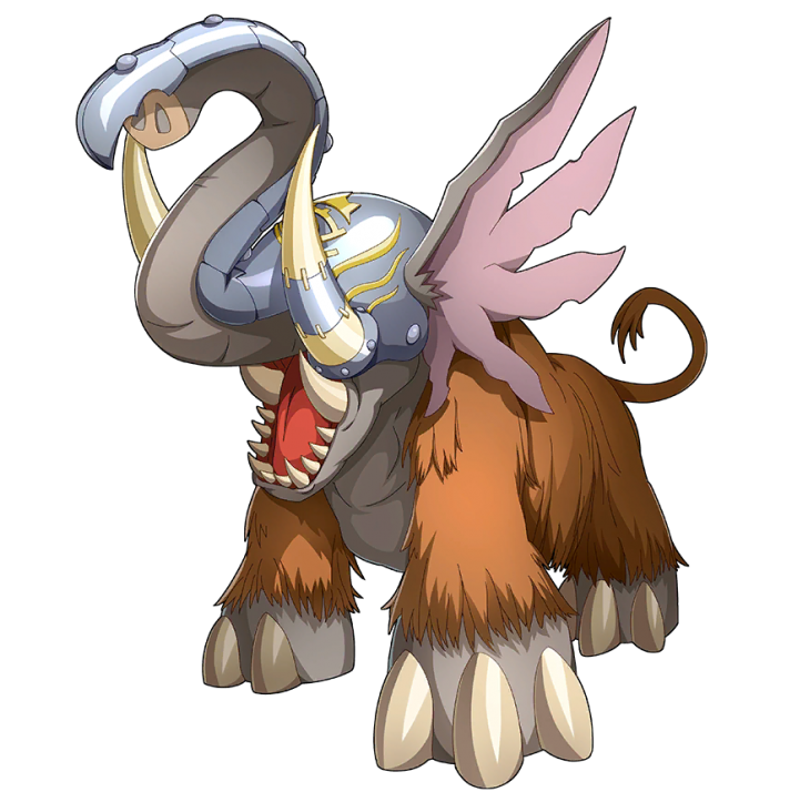 [Linhas Evolutivas] Blucomon from Mammothmon ~ MEU×DIGIMON