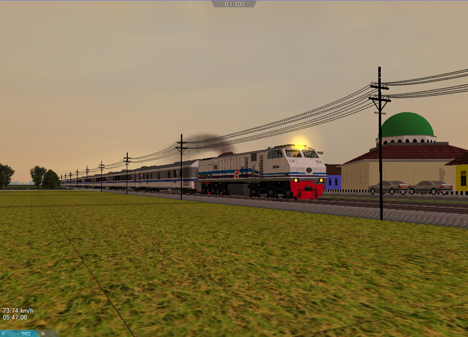 BY Keramat: Add On openBVE CC203 13 + Argo Bromo JS 950 Perumka