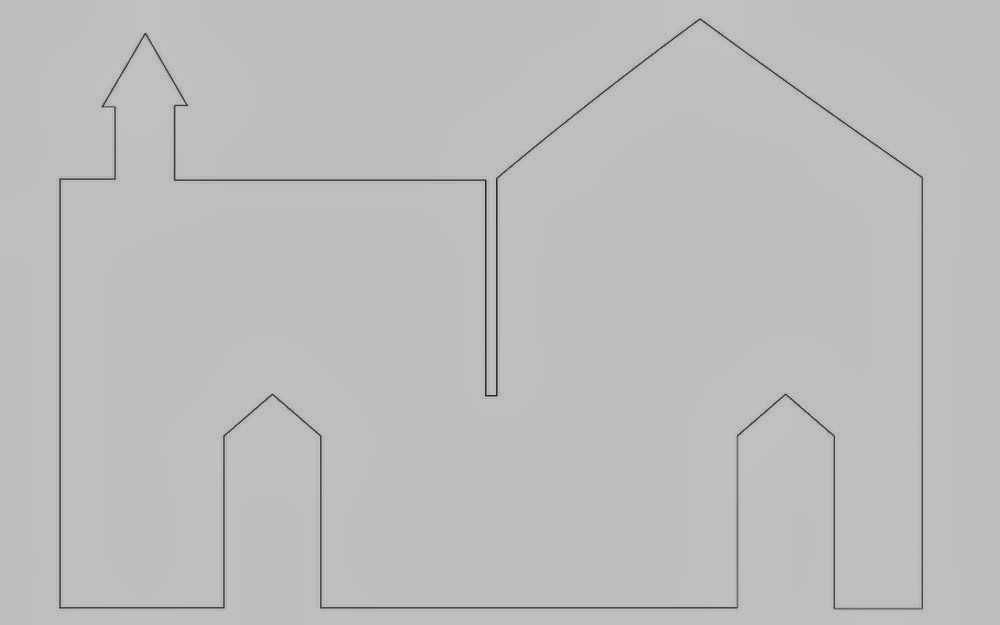 Bellart Atelier: Passo a Passo - Como fazer castelo de papelão com molde.