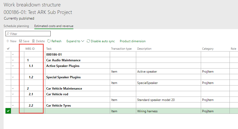 Inside Microsoft Dynamics AX: Job to get WBS ID / Key having activity ...