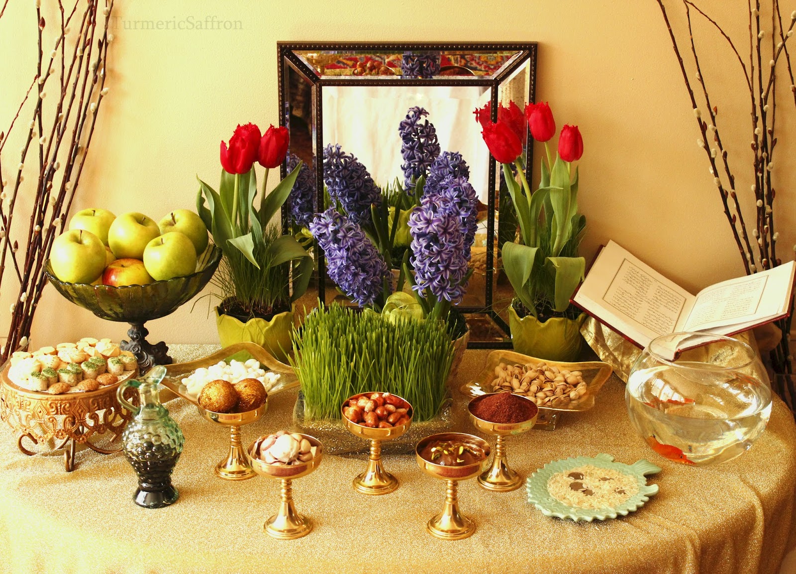 Turmeric & Saffron | Nowruz table, Haft seen, Nowruz