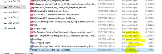 Microsoft Business Intelligence: Reading the files (PDF, word, excel ...