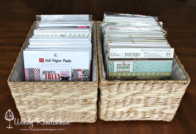 SugarPea Designs: Cardstock and Paper Pad Storage Ideas