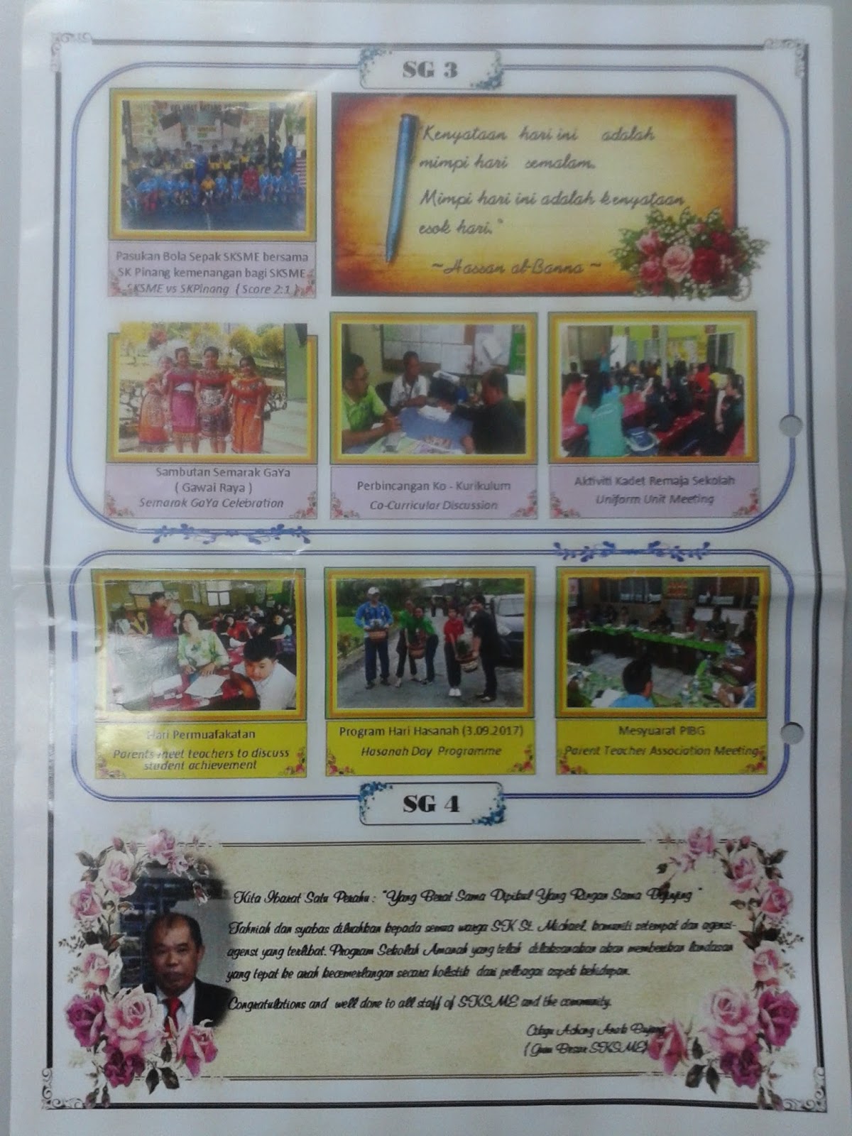 SK ST. MICHAEL (M) ENTINGAN: BULETIN SEKOLAH