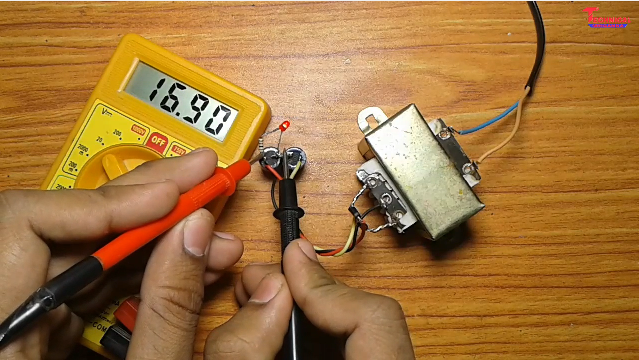 How to make bridge rectifier on 12-0-12 volt transformer.
