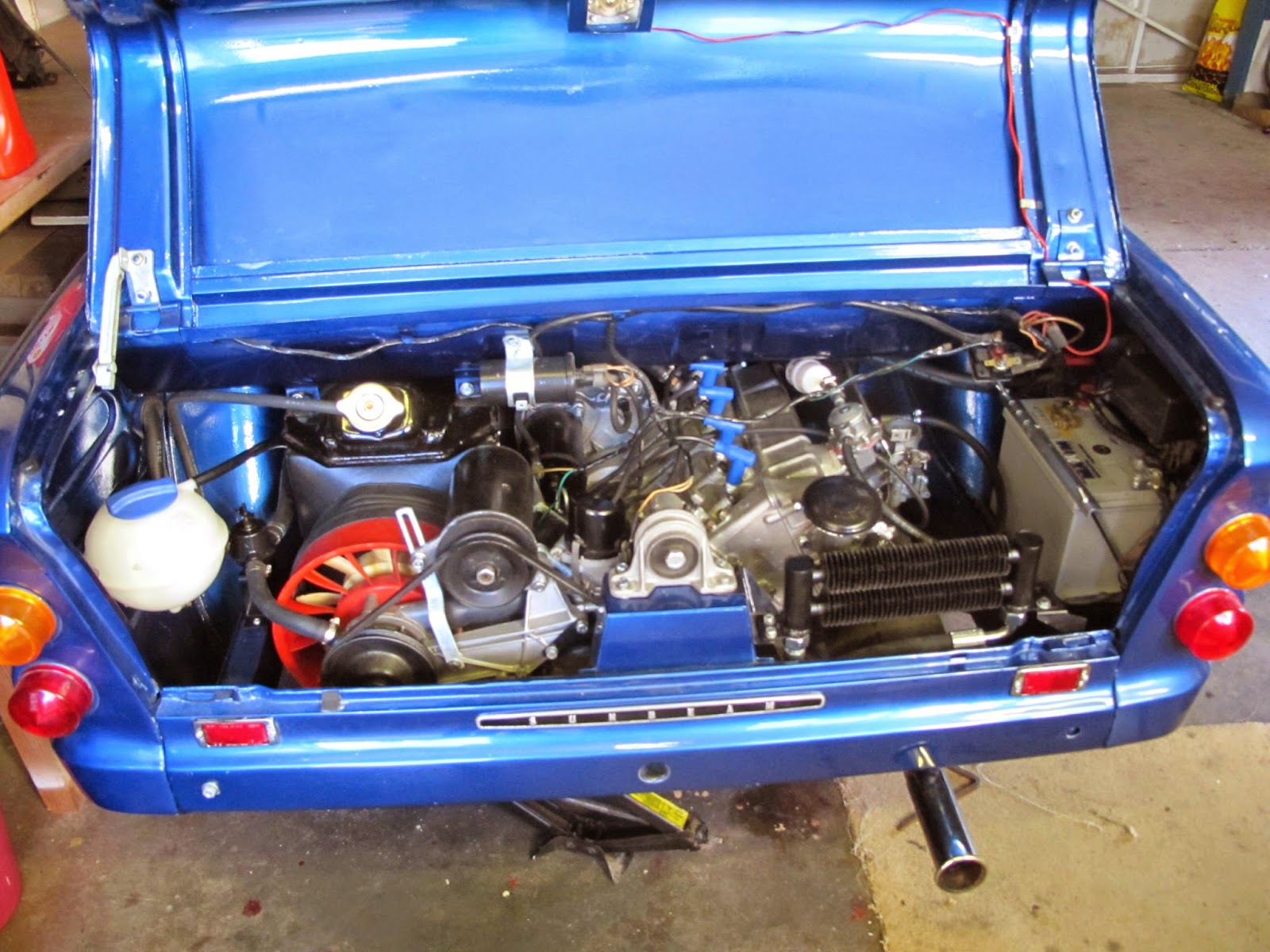 CKD Boats - Roy Mc Bride: A new 998cc Hillman Imp engine fitted