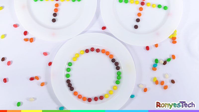 How to Make Skittles Rainbow? - Science Experiments for Kids - Ronyes Tech