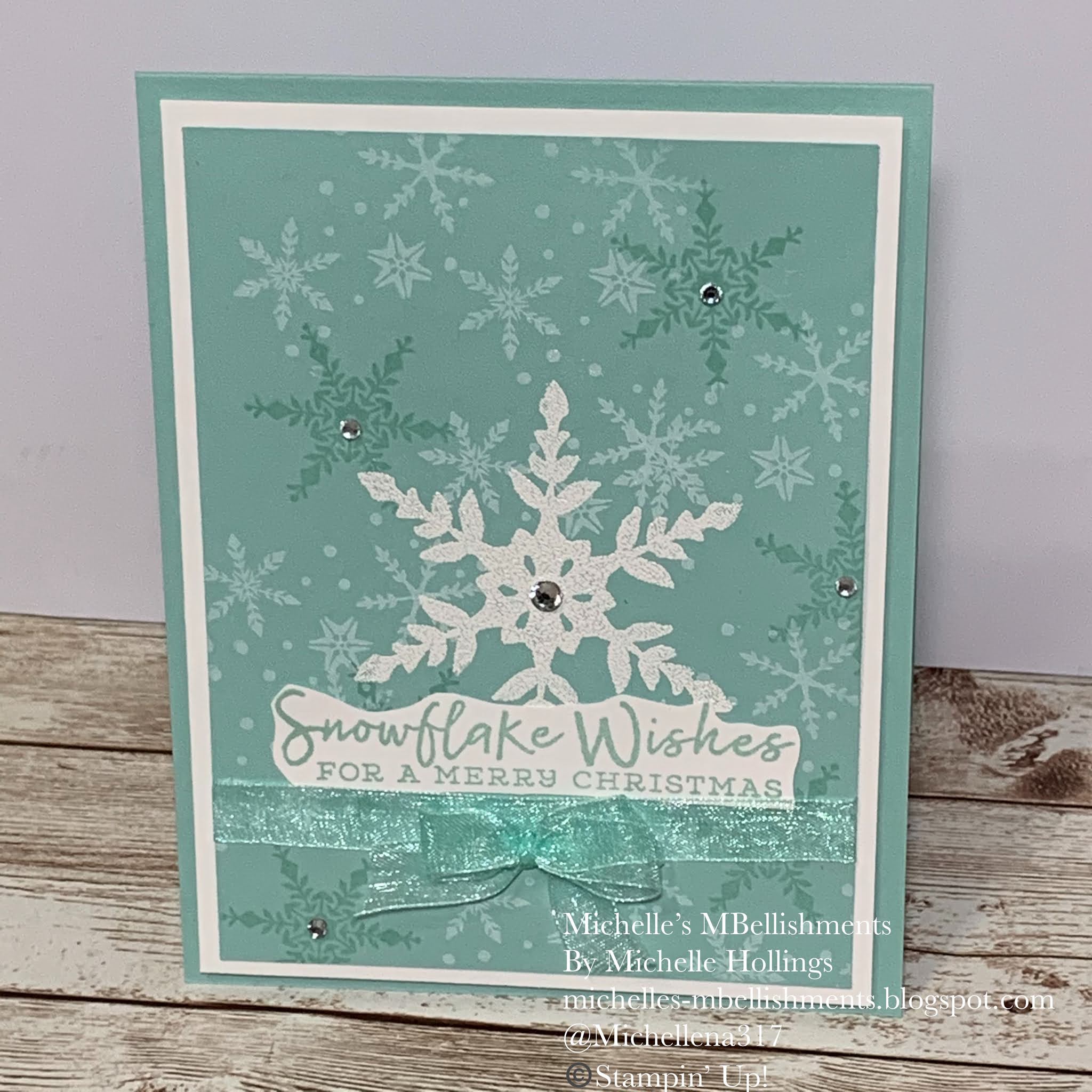 Michelle's MBellishments: Technique Tuesday: Tone On Tone Stamping with ...