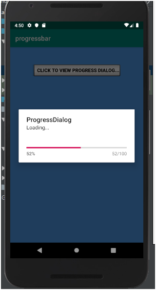 Progress Dialog Box and Progress Bar? Progress Dialog Box and Progress Bar?