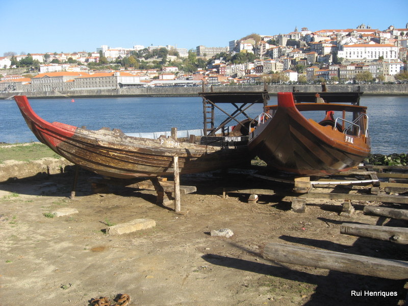 Estaleiro de barcos rabelos - Fotos de Rui Henriques