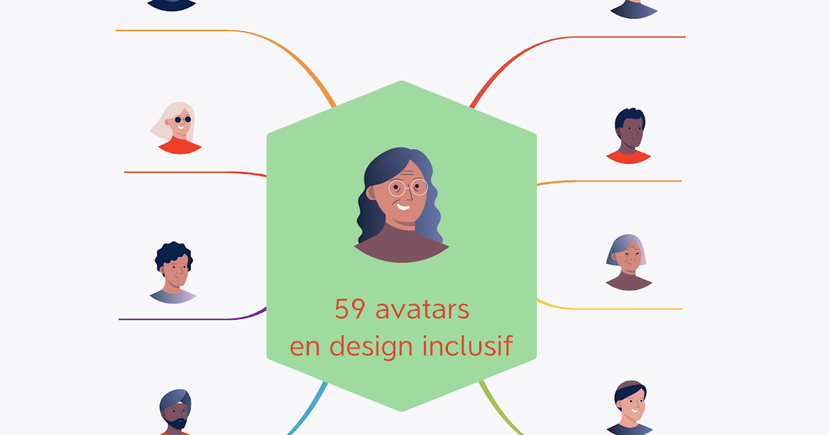 Magnifique pack gratuit d'avatars pour illustrer vos visuels