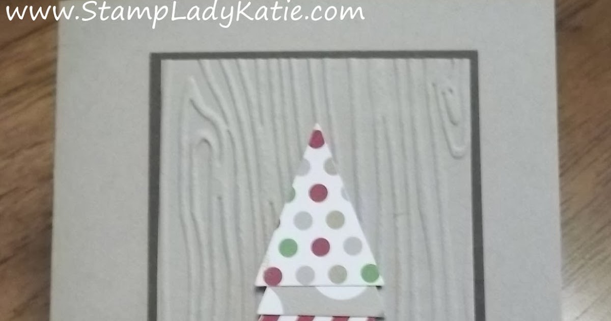 StampLadyKatie.com: Pennant Punch Designer Paper Christmas Tree