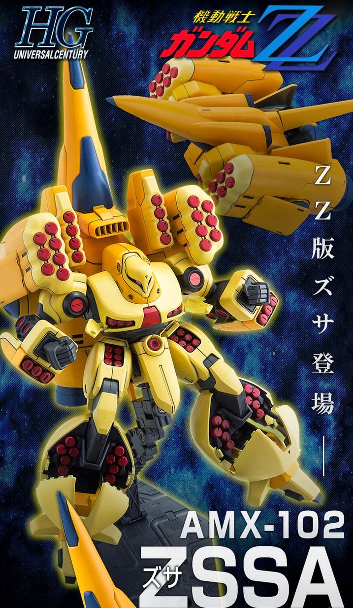 Gundam Meisters: HG 1/144 - Zssa (Gundam ZZ Ver.)