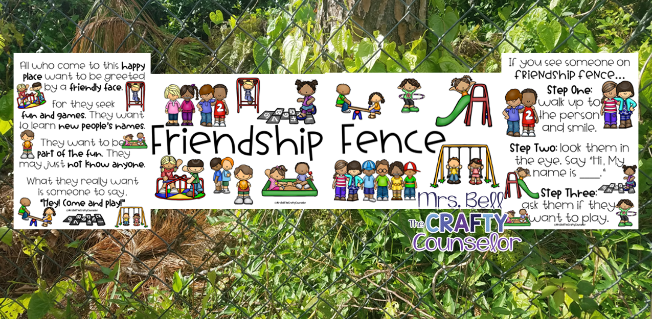 Friendship Fence (Buddy Bench On A Budget) - Mrs. Bell The Crafty Counselor