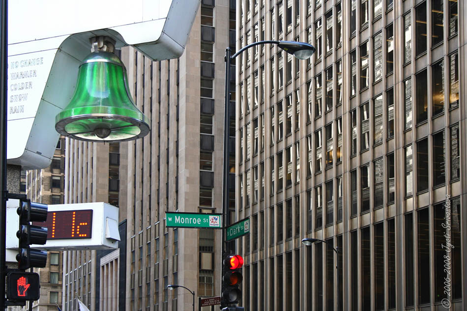 Public Art in Chicago: Loop: The Weather Bell Corner