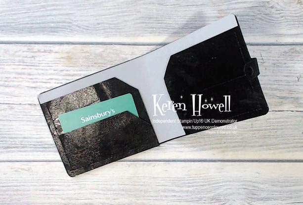 Tuppence Coloured: "Leather" Wallet gift card holder