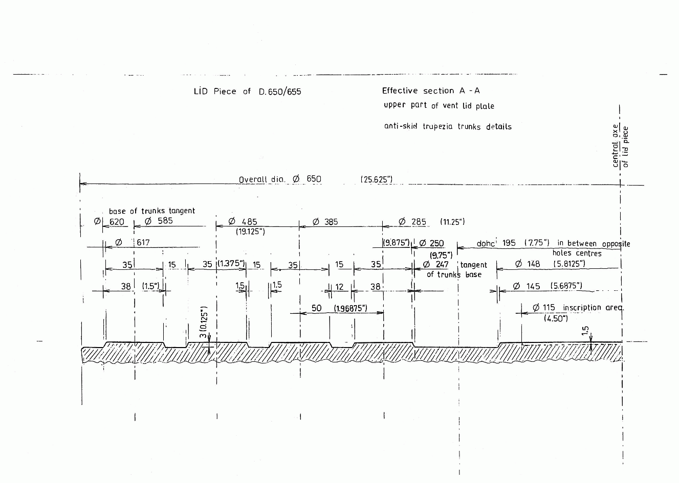 Municipal Castings: DN650 - Ductile iron manhole cover - Loading class ...