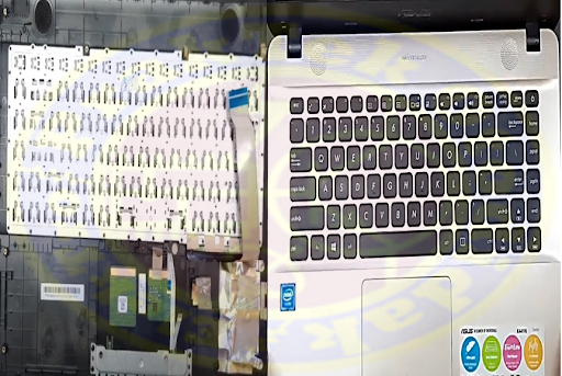 cara bongkar pasang keyboard laptop - PRAKTEK OTODIDAK