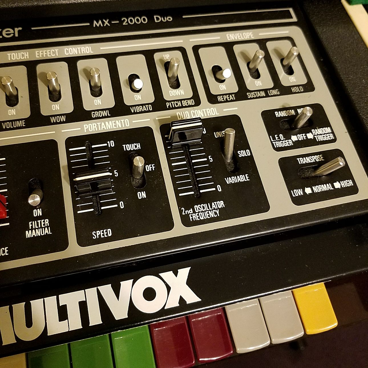 MATRIXSYNTH: Multivox MX-2000 Duo Dual Oscillator Analog Synthesizer SN ...