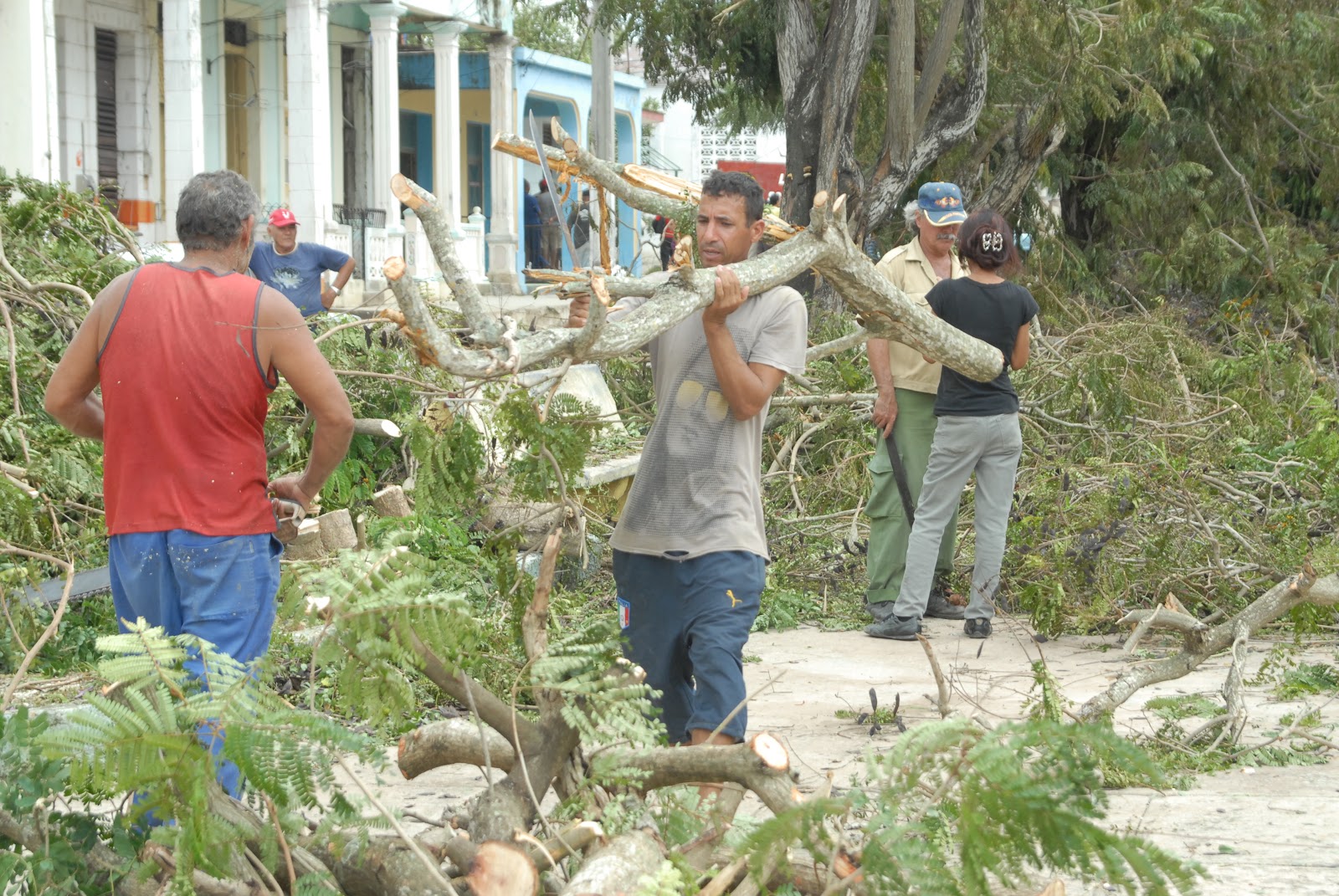Island of Poetry: Damages in Holguin, Cuba, caused by hurricane Sandy