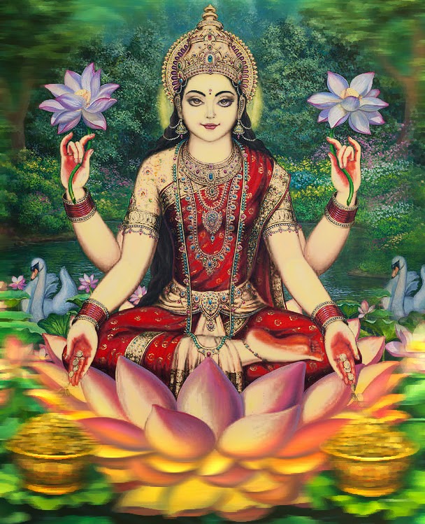 Maha Lakshmi The Goddess Of Wealth Prosperity And Good Luck