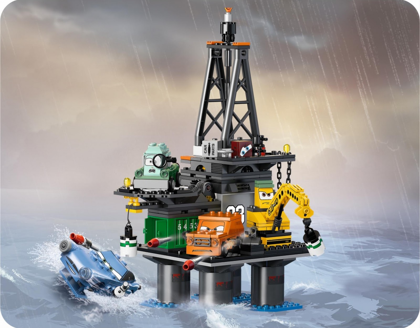 oneTWOBRICK.com: set database: LEGO 9486 oil rig escape
