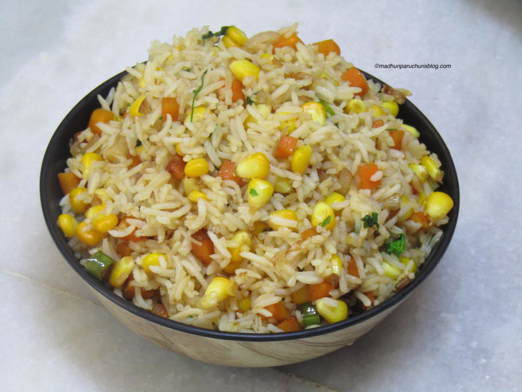 Sweet Corn Fried Rice