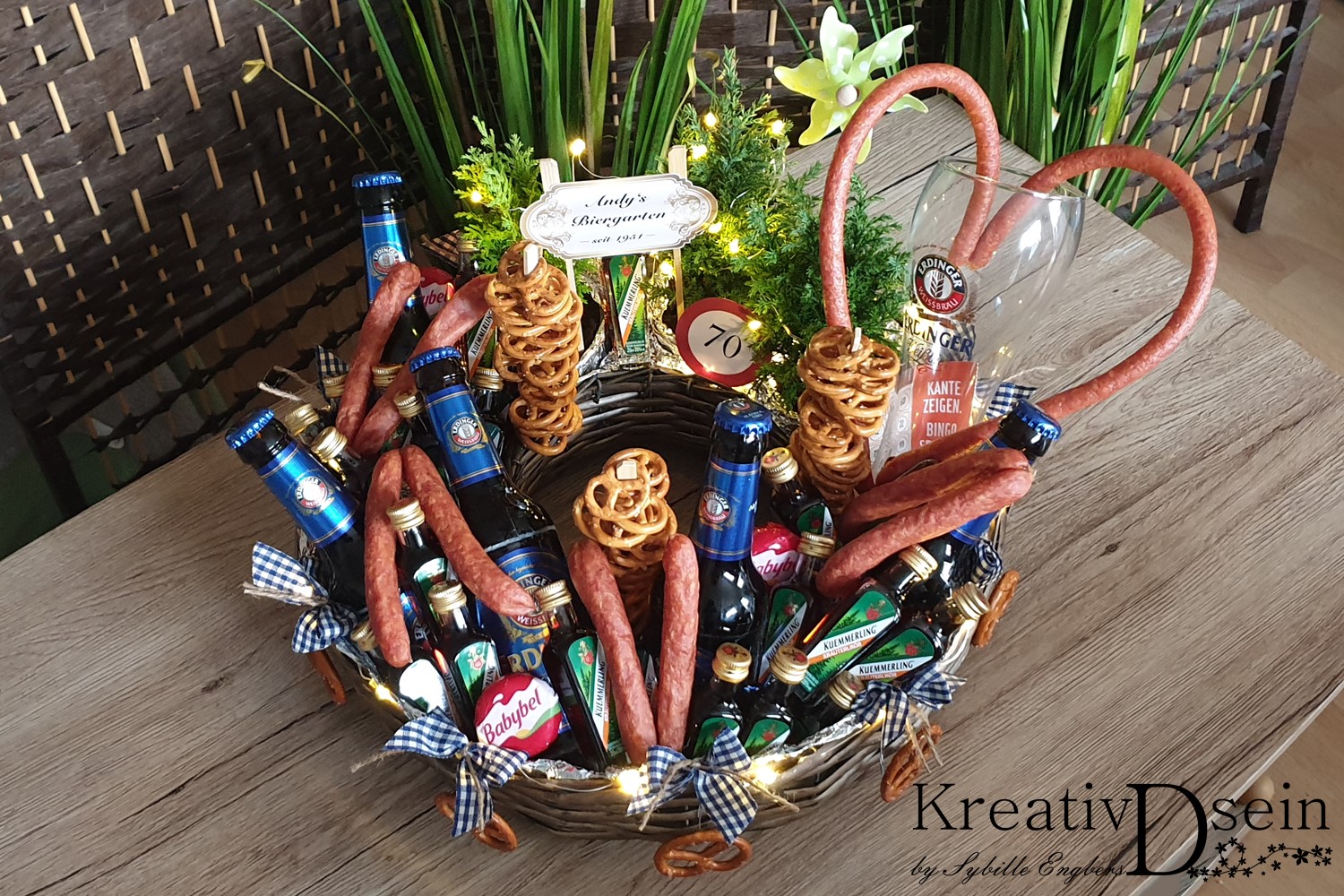 KreativDsein * Sybille Engbers ~ einfach BASTELN: Der eigene Biergarten ...