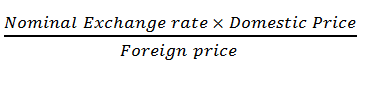 Real Exchange Rate vs Nominal Exchange Rate - BankExamsToday