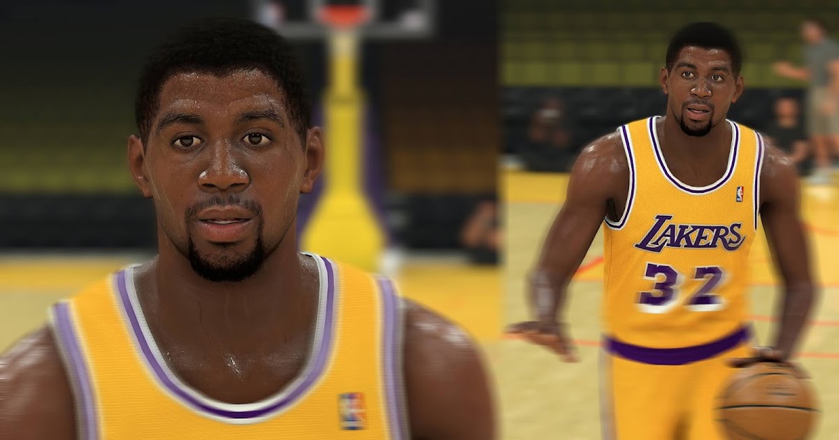 Magic Johnson Cyberface and Body Model By Igo Inge [FOR 2K21]