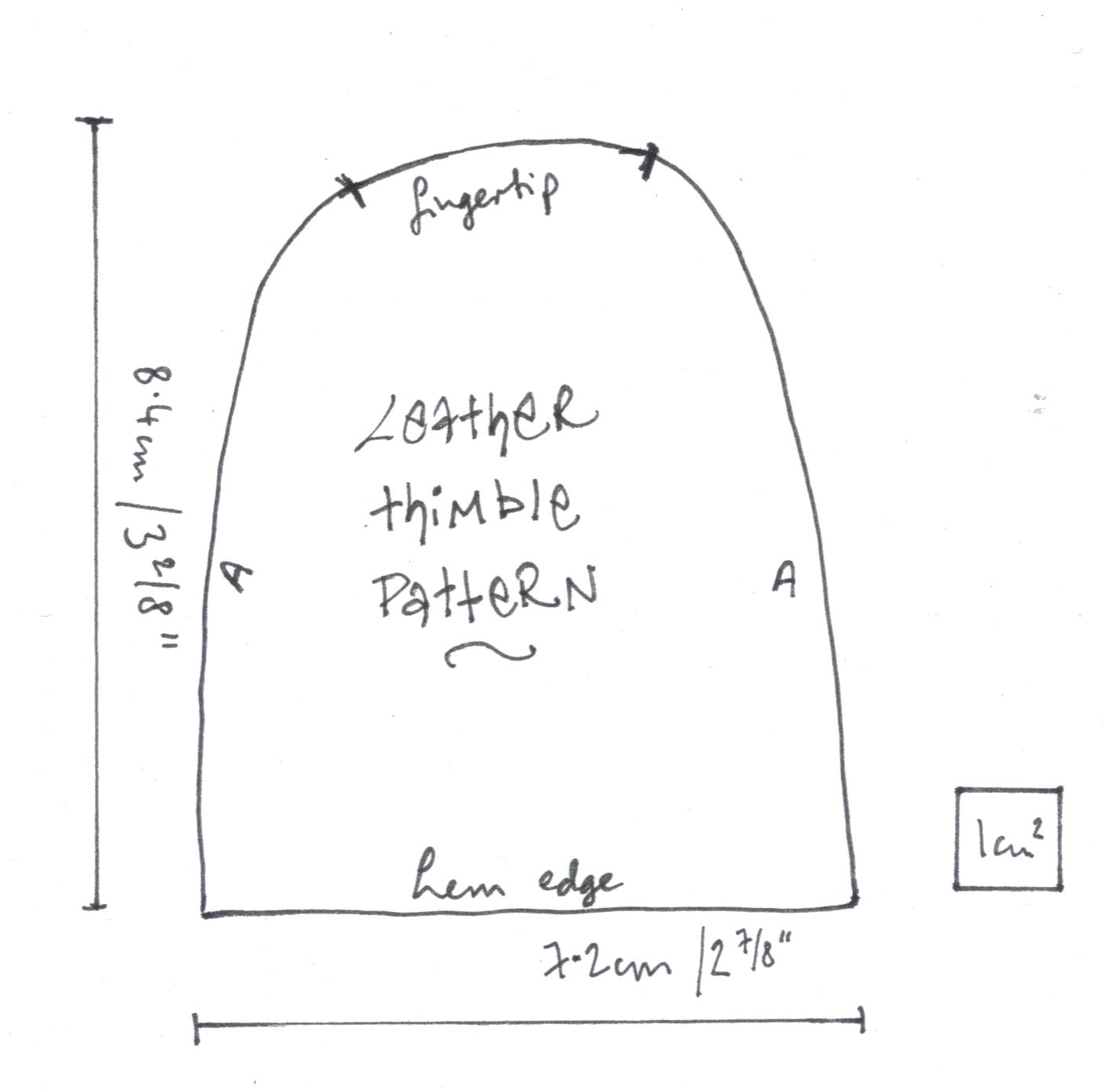 How to make a leather thimble