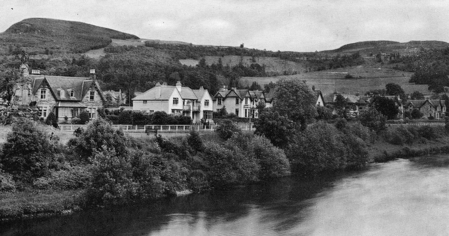 Tour Scotland: Old Photograph Taybridge Drive Aberfeldy Perthshire Scotland